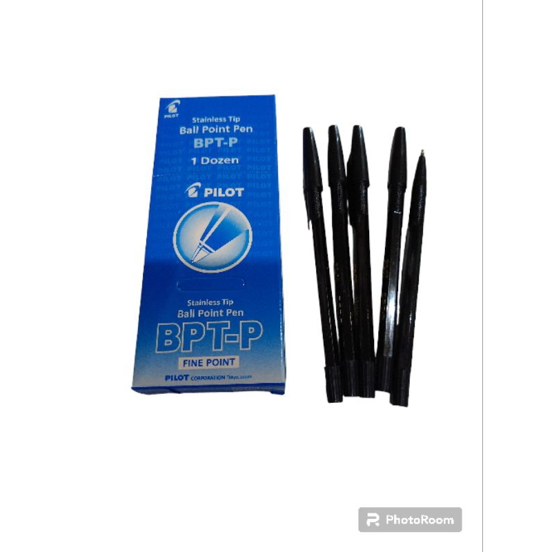 PILOT BPTP black pens per box contains 12 PCS | Shopee Singapore