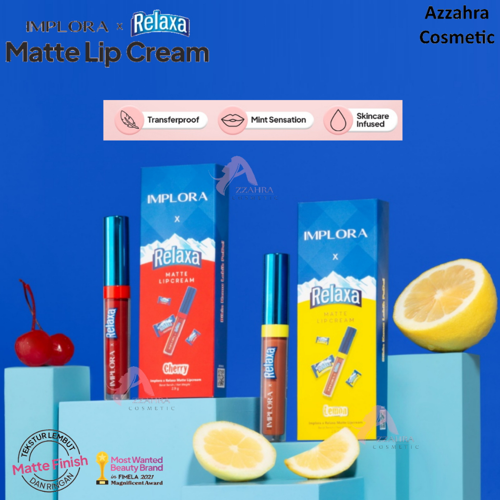 Implora X Relaxa Matte Lipcream (New Launch) | Shopee Singapore
