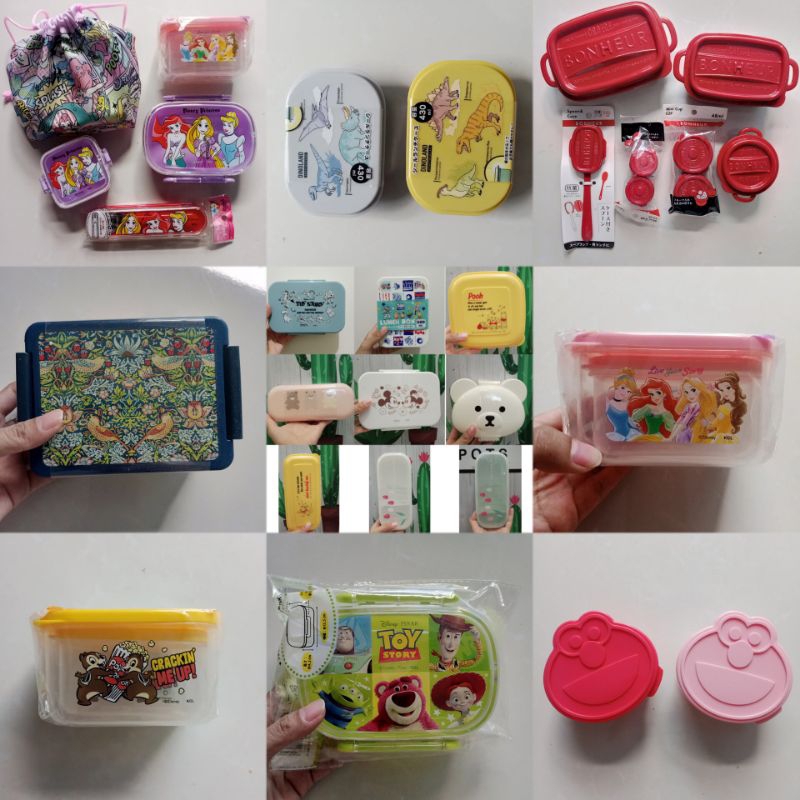 Daiso Seria - disney Lunch box, mickey Lunch box, Toy Story, elmo ...