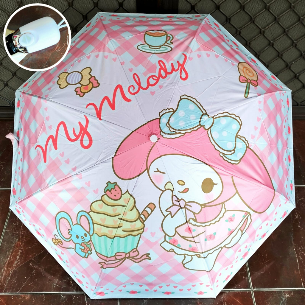 Folding Umbrella | Hello KITTY Folding Umbrella | Melody Folding ...