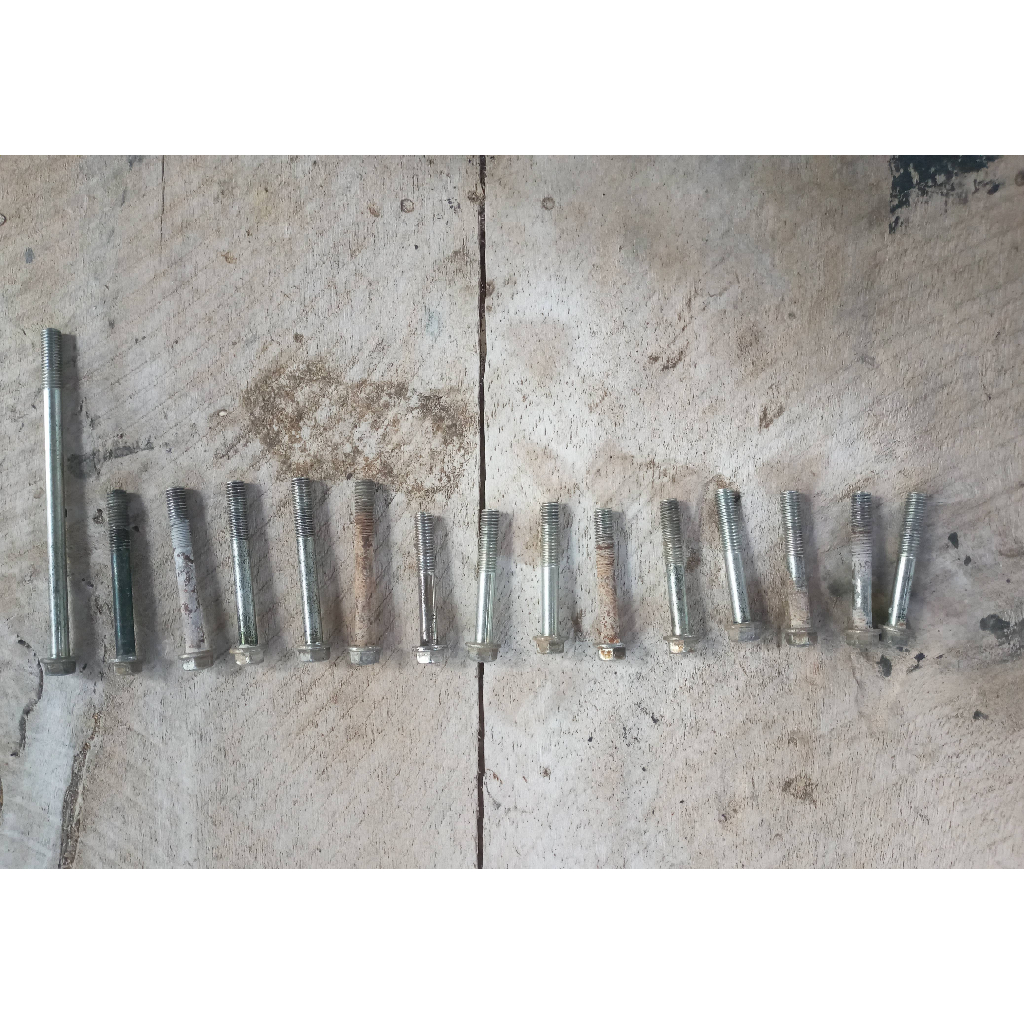 Jupiter Z1 And vega force Right And Left Tub Bolts Fullset | Shopee ...