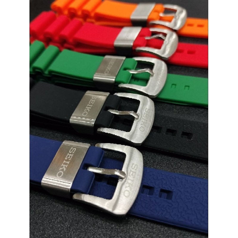 SEIKO DIVER PROSPEK WATCH STRAP 22mm 22 mm SEIKO DIVER SILICON WATCH ...