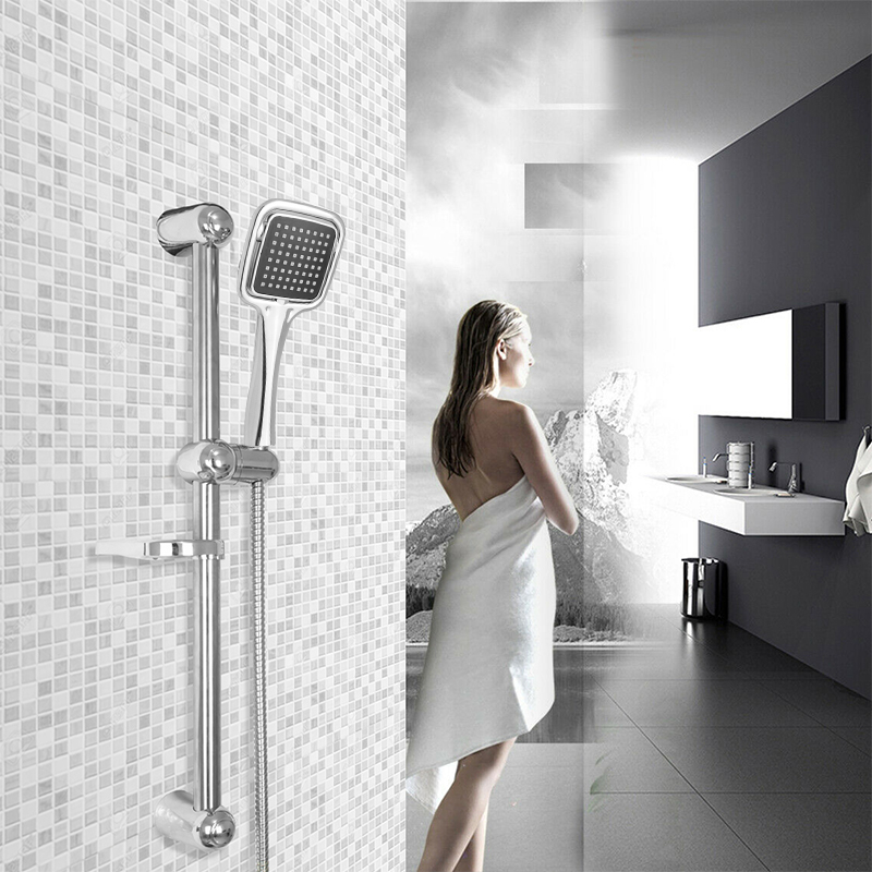 Wall Mounted Handheld Hand Shower Set 60 Cm Pole Abs and Stainless ...