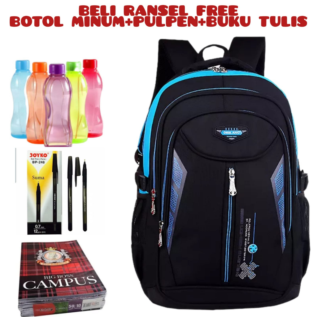 JS_Buy 1 Get 4-Men's Bag ZB RDN 069 Distro Raindoz Bandung Backpack ...