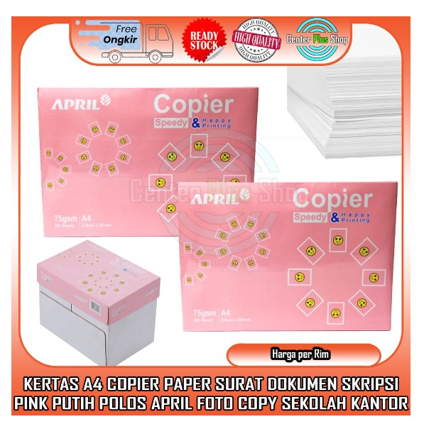 A4 75 GSM PAPER 1 BOX 5 RIM COPIER HAPPY PRINTING 75GSM PAPER PRINT ...