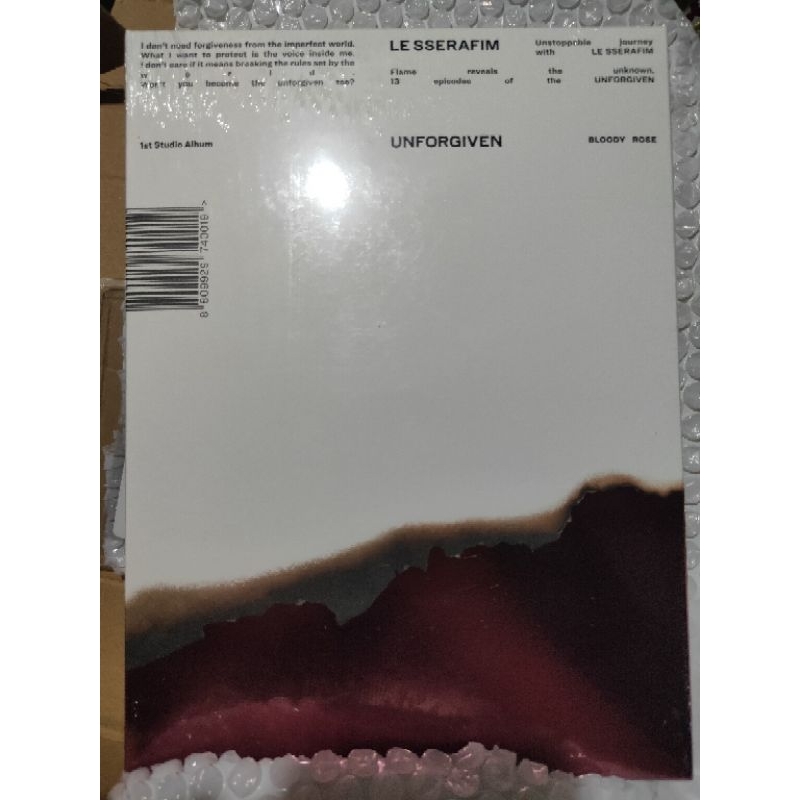 Le SSERAFIM LESSERAFIM BLOODY ROSE UNFORGIVEN ALBUM SEALED | Shopee ...