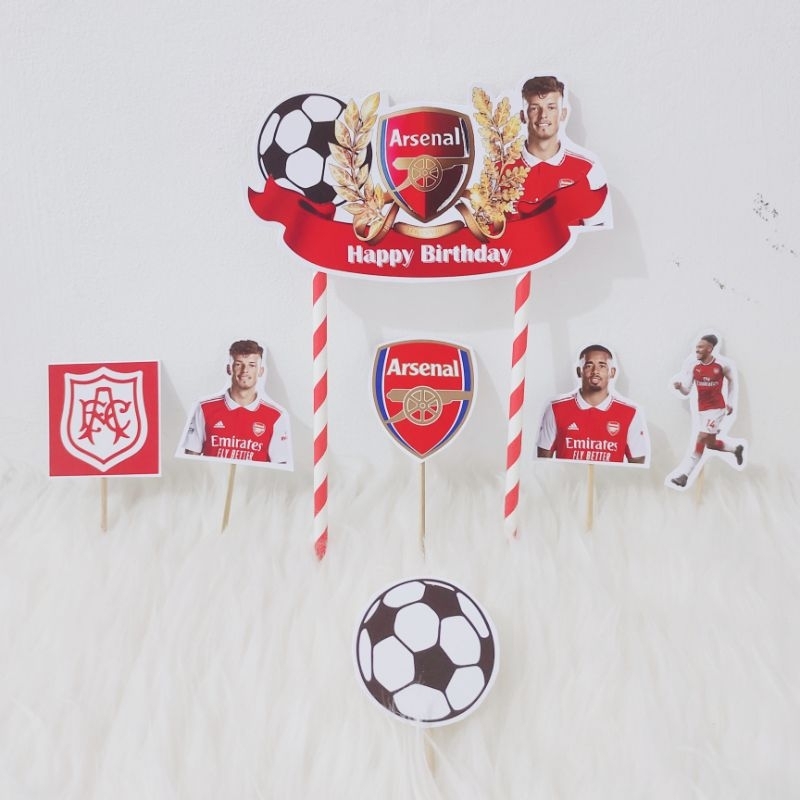 Arsenal topper Football topper birthday topper Character topper happy ...