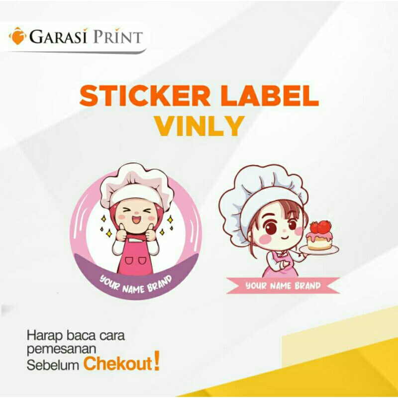 Print Vinly Stickers/Labels for Snack Product Packaging (waterproof ...