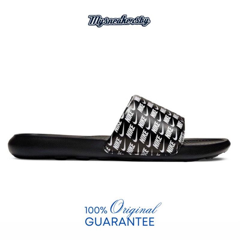 Nike Victory One Slide Print Black | Shopee Singapore