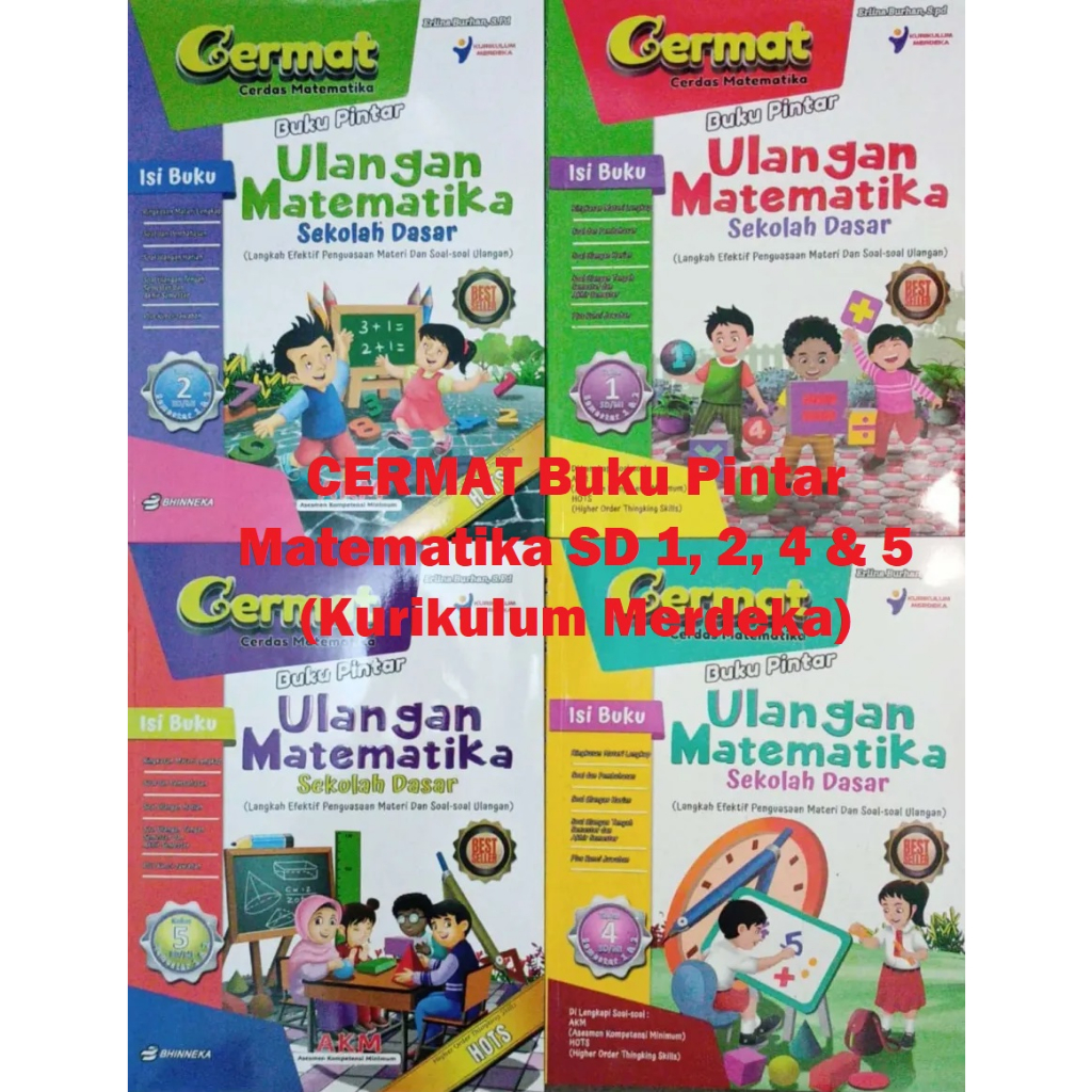 Careful Smart Book For Elementary, 1,2,4 & 5 Mathematics Quiz - Merdeka ...