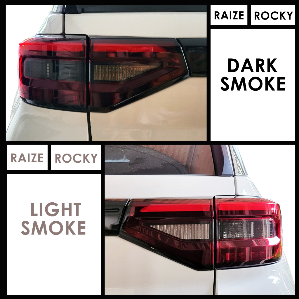 Rear Signal Light Smoke Sticker/Toyota RAIZE Daihatsu ROCKY Tail Light ...