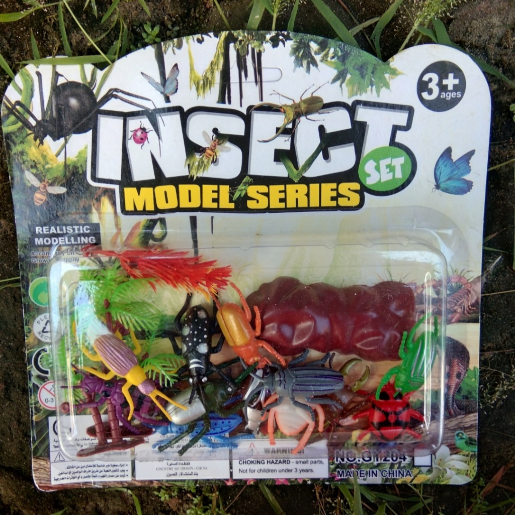 GY204 B Insect Rubber Animal Toy | Newest 12 Pcs Rubber Animal ...