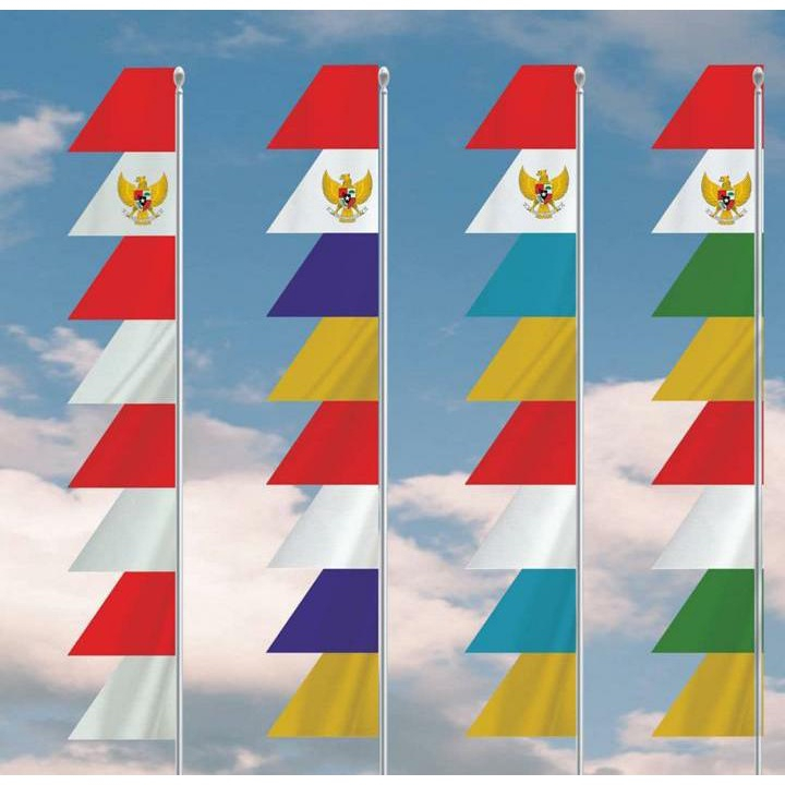 Garuda Pennant Flag 1 Kodi (20pcs) | Shopee Singapore