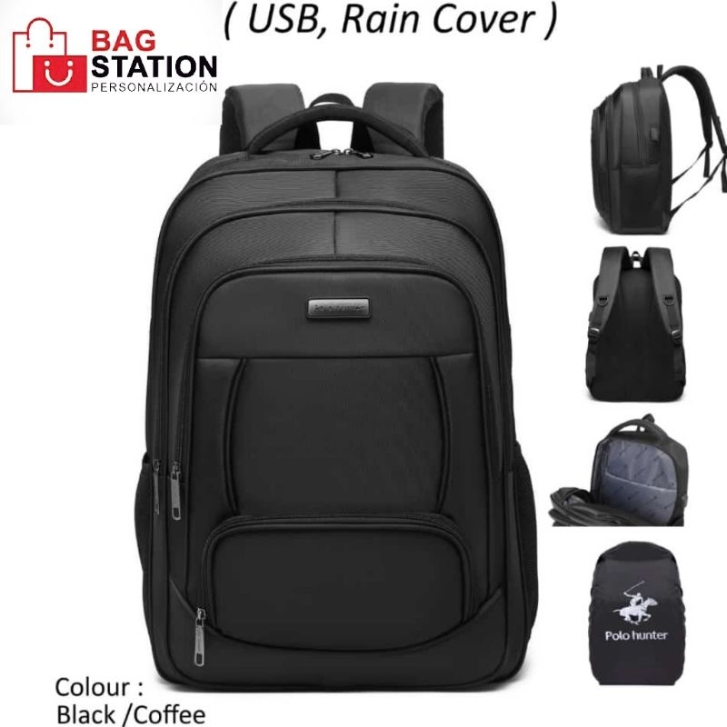 Polo HUNTER BACKPACK 20 IN USB ORIGINAL LAPTOP BACKPACK POLO HINTER ...