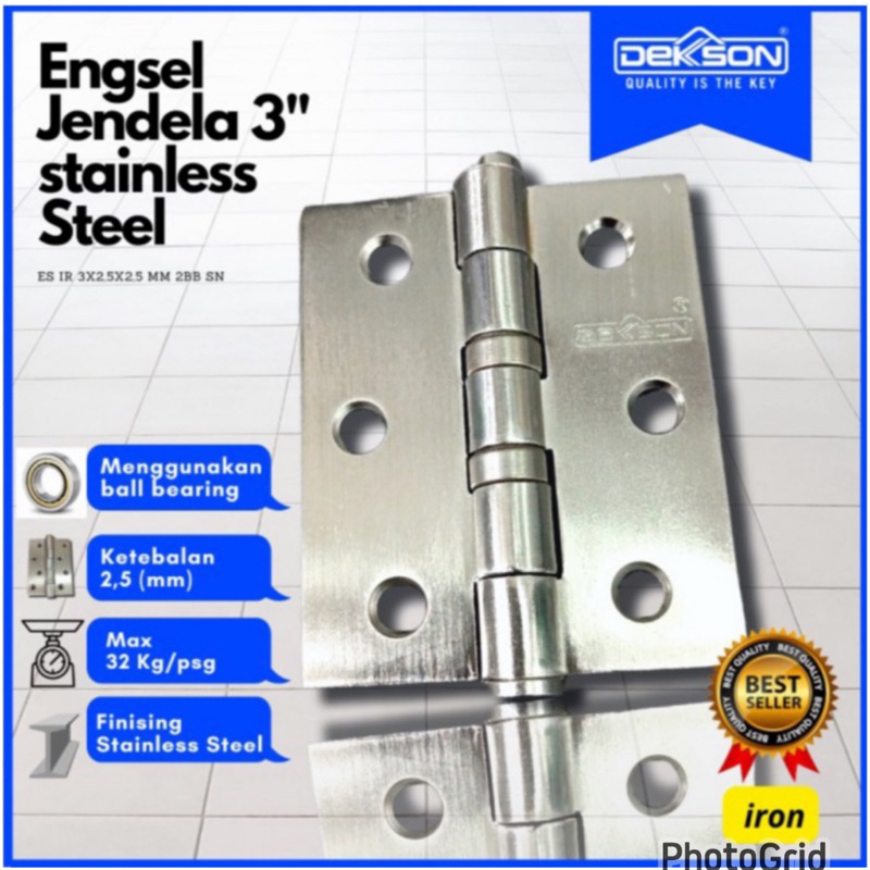 3 INCH dekkson Hinges/ 3 INCH HINGES THICK STAINLESS dekkson ANTI RUST ...