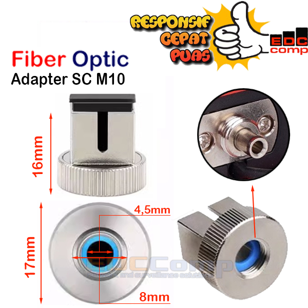 Fiber Optic SC Adapter M10 for OPM OLS OTDR |SC Adapter M10 FTTH ...