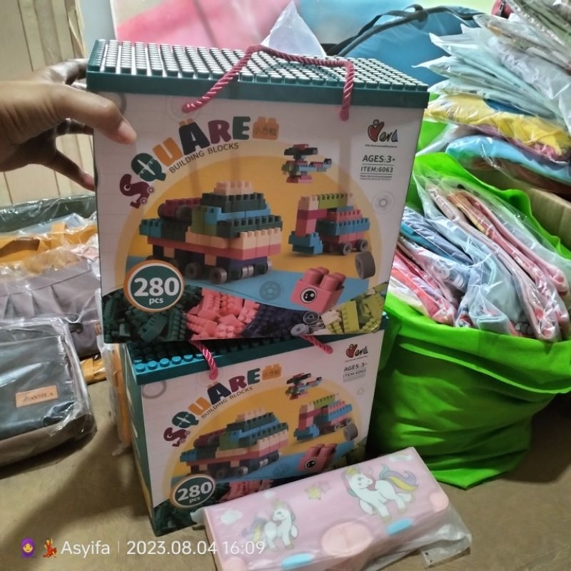 Lego brick 280pcs | Shopee Singapore