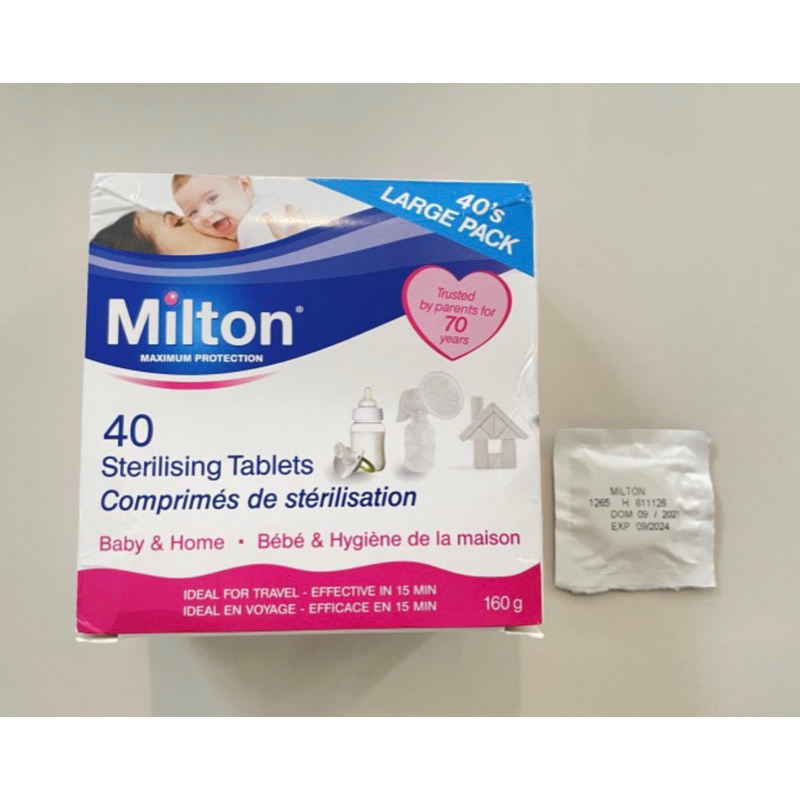 Milton sterile tablets - 1 tablet retail sterile baby bottles travel ...