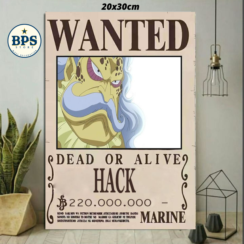 HIASAN DINDING KAYU One piece Bounty Wooden Poster - one piece Poster ...