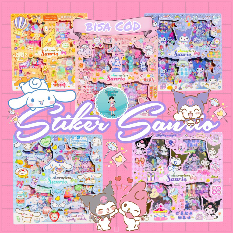 Sanrio Sticker box Contains 32 Sheets/ Sanrio Sticker Package 32 Sheets ...
