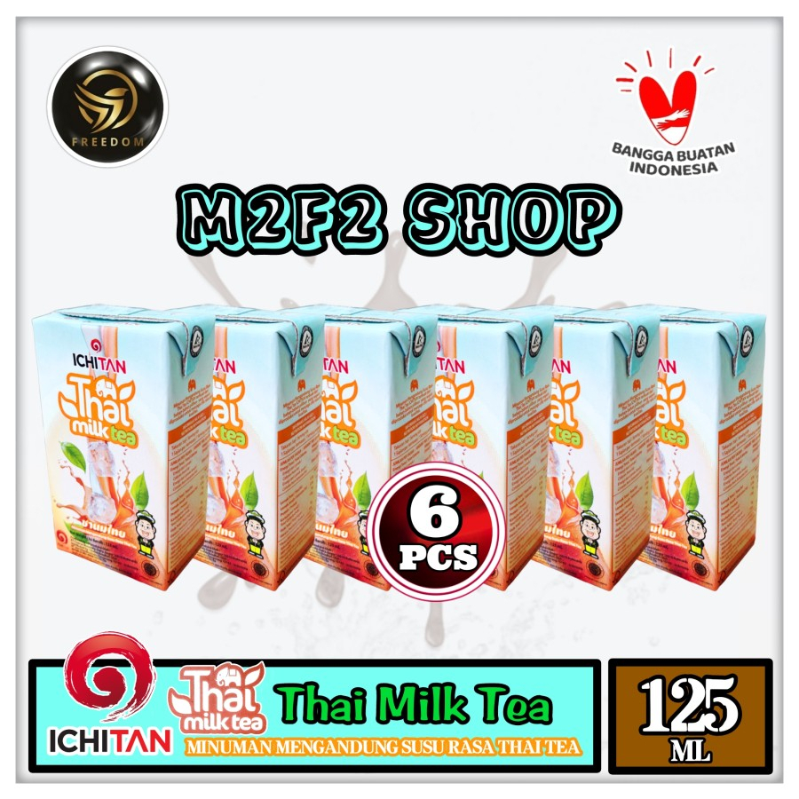Ichitan Thai Milk Tea | Milk Tea Box UHT - 125ml (6Pcs Packaging ...