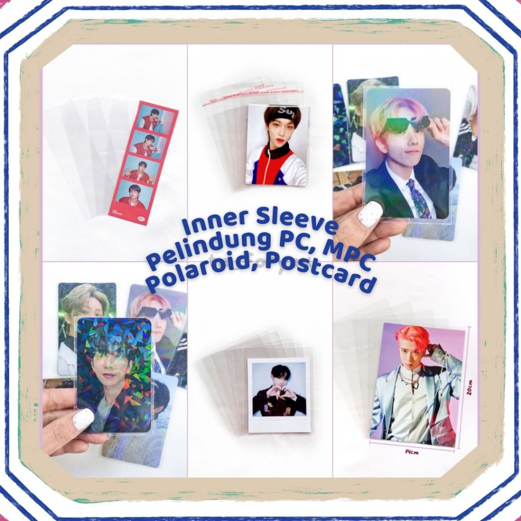 Inner Sleeve Protective Plastic Photocard Hologram MeeT YX Bookmark ...