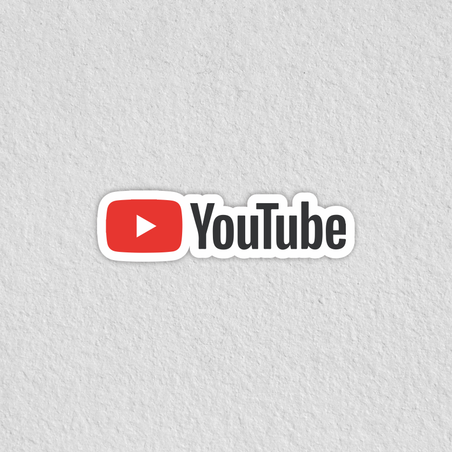 Youtube LOGO DISTRO Sticker | Shopee Singapore