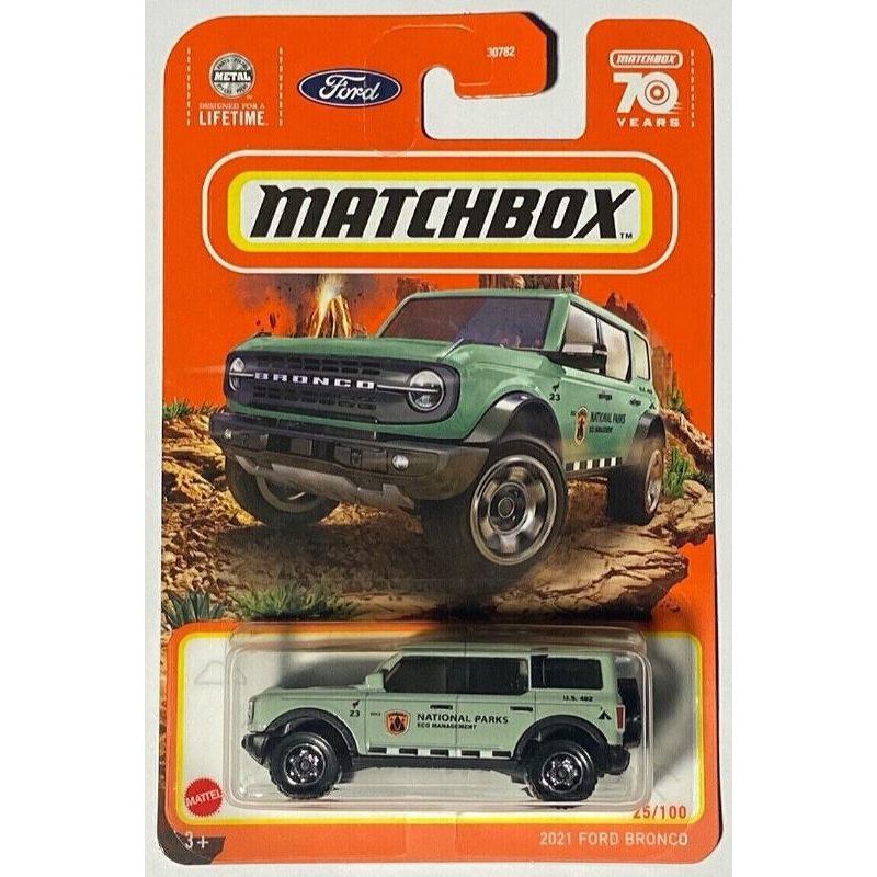 Matchbox 2021 Ford Bronco (National Park) | Shopee Singapore