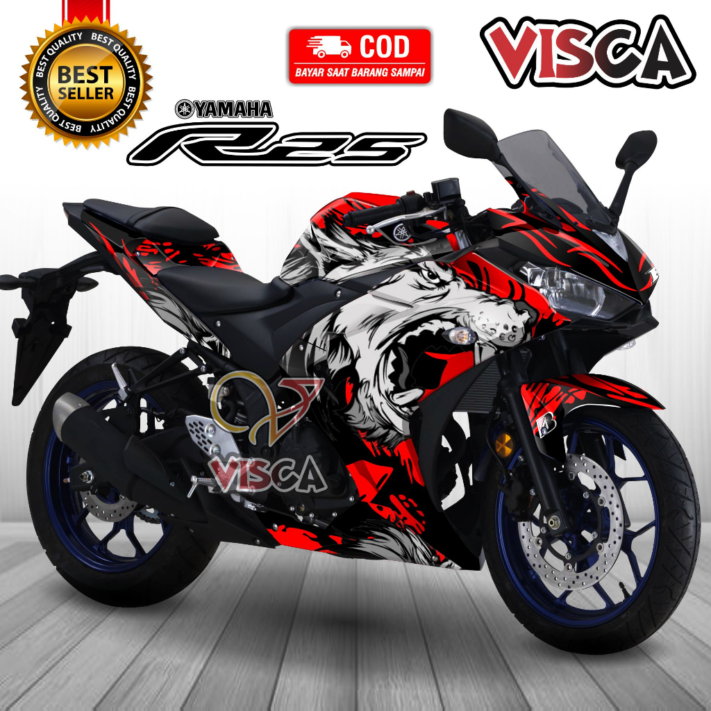 Decal R25 Full Body Decal Yamaha R25 Old Sticker R25 Full Body Sticker ...