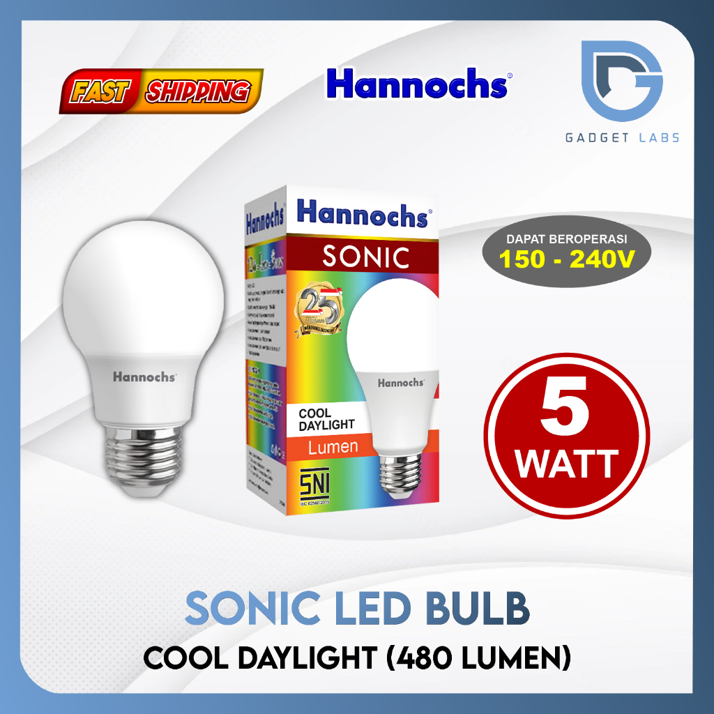 Sonic LED Bulb 5w LED Bulb | Shopee Singapore