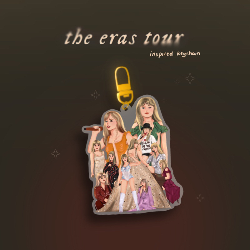 Taylor Swift The Eras Tour Inspired Keychain | Ornchid | Shopee Singapore