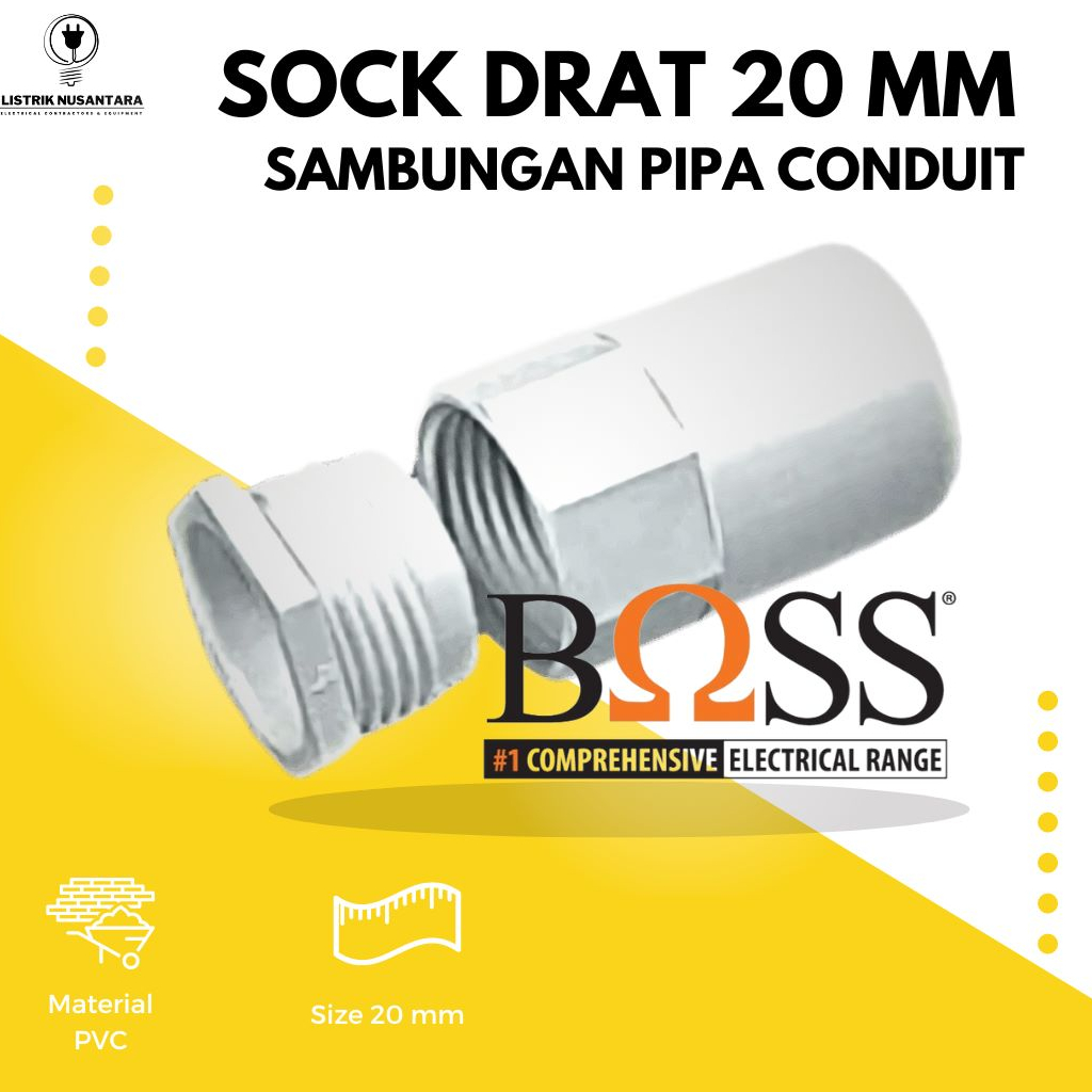 Sock Drat GLand Boss Conduit Pipe Adapter (Size 20mm) | Shopee Singapore