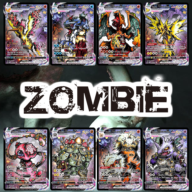 Pokemon TCG HOLOGRAM CARD SPECIAL ZOMBIES REGION KANTO | Shopee Singapore