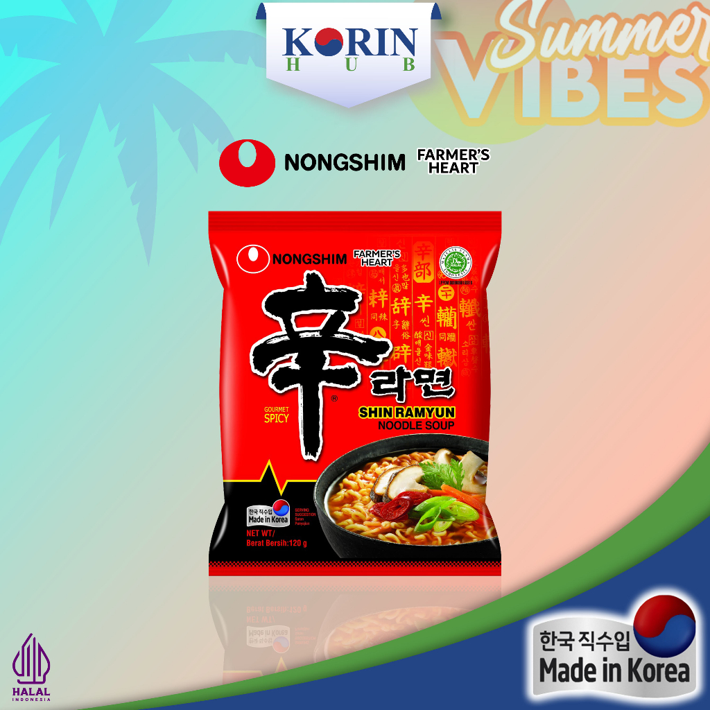 Nongshim Shin Ramyun 120g Made in Korea/Shin Ramyun Korea/Ramyun Korea ...