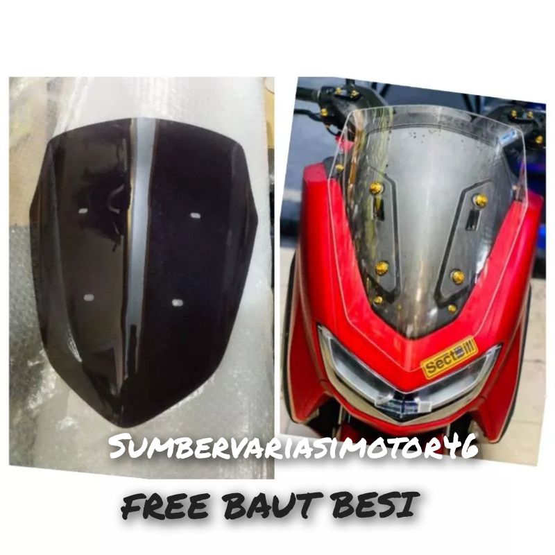 New Namx Visor windshield NMAX 2020 NMAX Visor Standard Model | Shopee ...