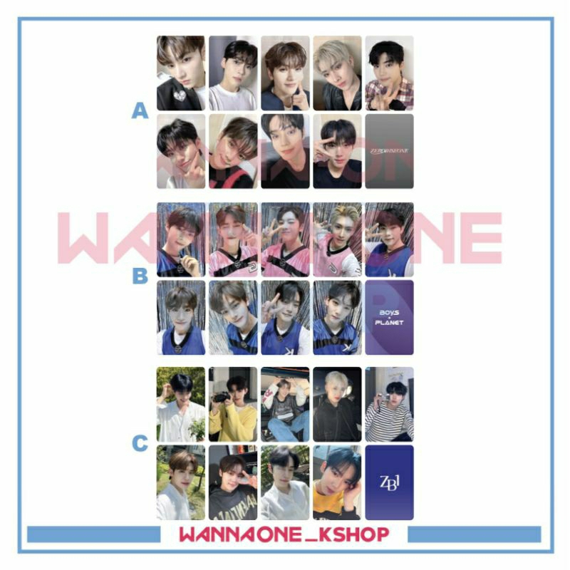 Photocard ZB1 SELCA zerobaseone boys planet | Shopee Singapore