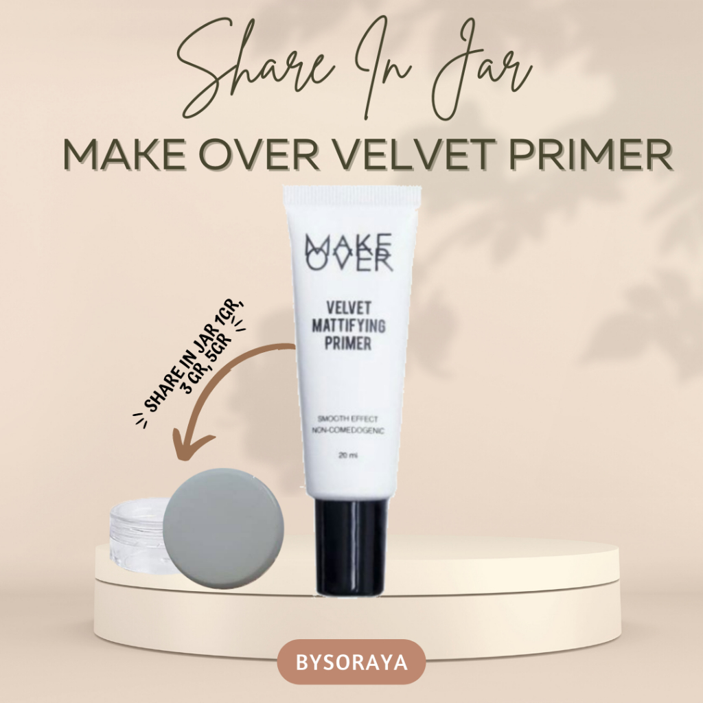 [SHARE In JAR] MAKE OVER Velvet Mattifying Primer | Shopee Singapore