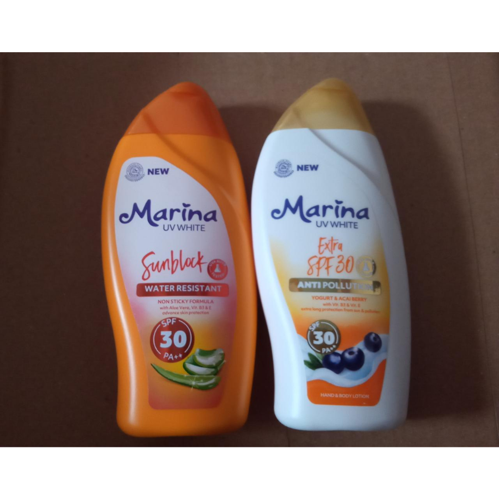 Save Package Contents 2 MARINA Extra SPF 30 Hand & body lotion & MARINA ...