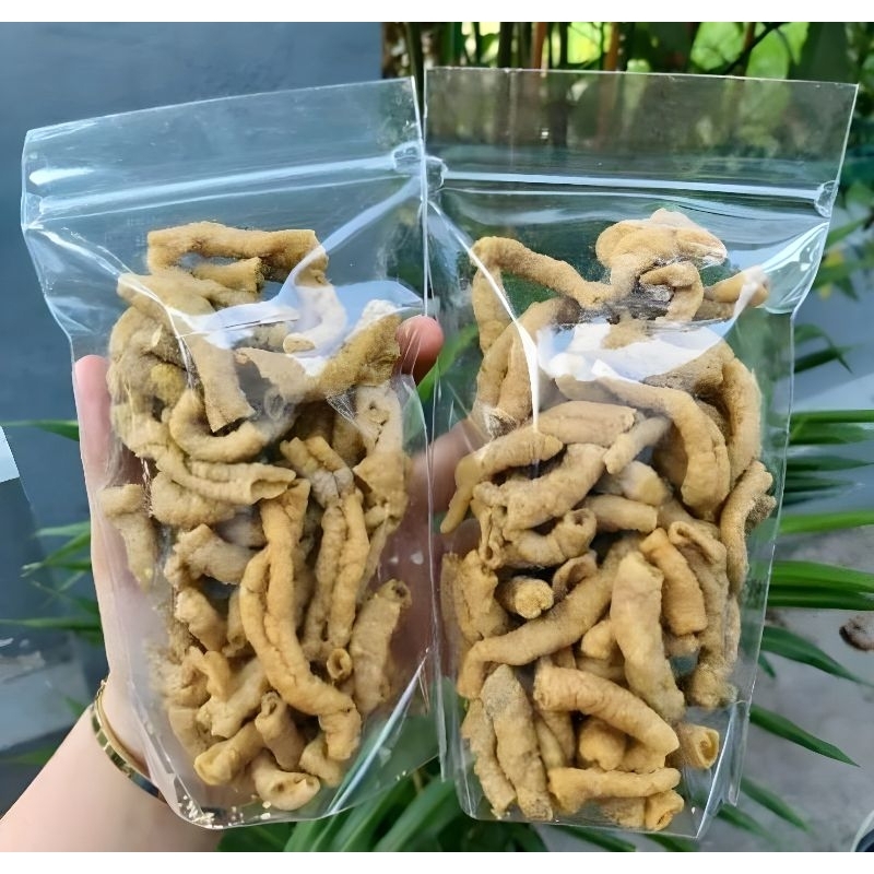 Crispy Intestine Chips 100gr/chicken Intestine Chips/Fried Intestine ...