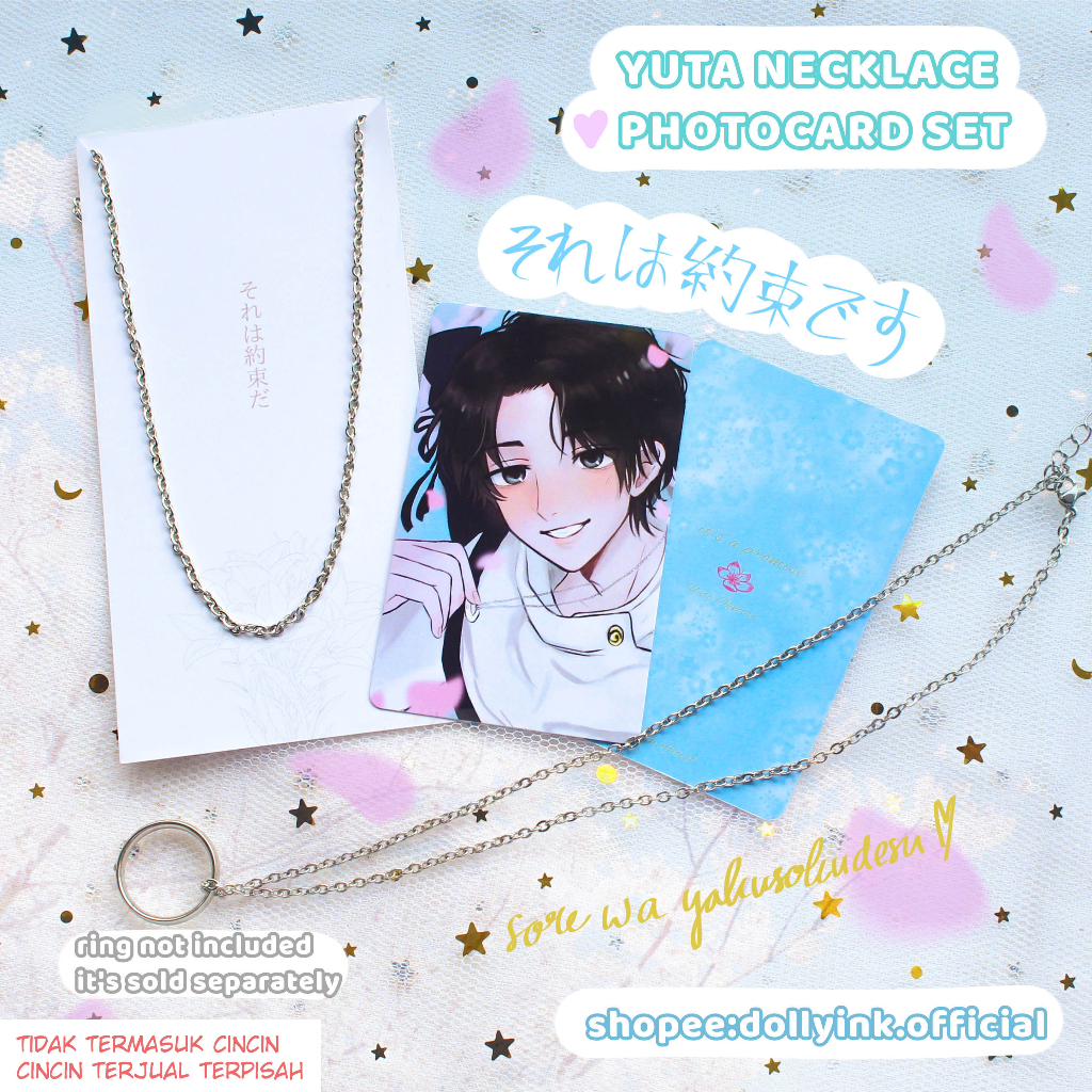 [Read Description]yuta NECKLACE Photocard SET BY Dollyink/yuta okkotsu ...