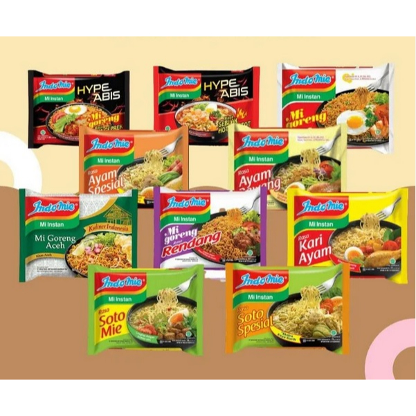Indomie All Variants - Fried Indomie, Spicy, Pop Chicken, Rendang Kebab ...