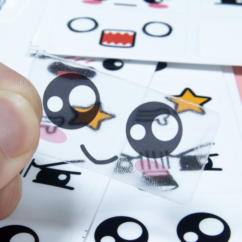 [DZ] Pkg25 - Transparent Expression Sticker/Emoji Emoticon Sticker ...