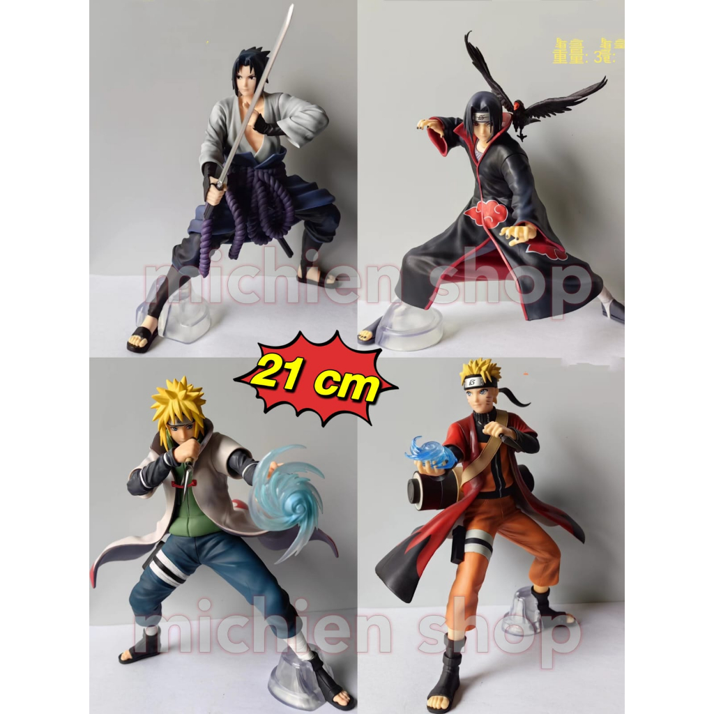 Naruto Shipudden Minato Sasuke Itachi Action Figure 23cm Display Toy ...