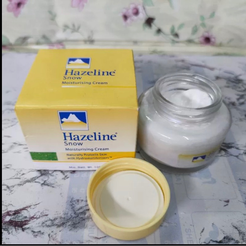 Hazeline Snow Moistirising Cream Yellow Facial Moisturizer | Shopee ...