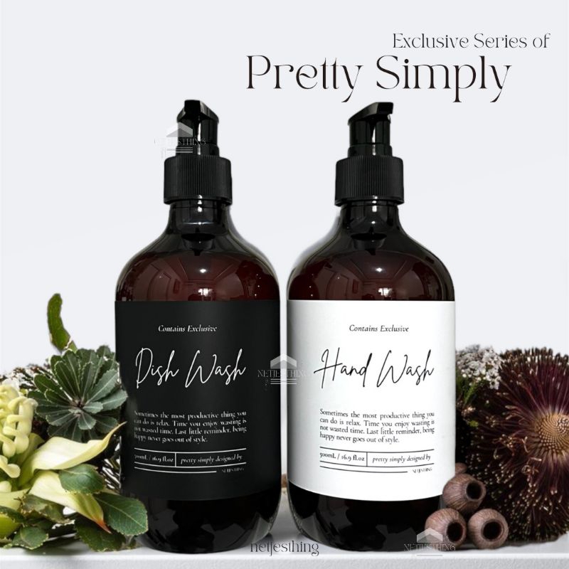 Aesthetic Shampoo Soap Refill Bottles - EXCLUSIVE PRETTY SIMPLY EDITION ...