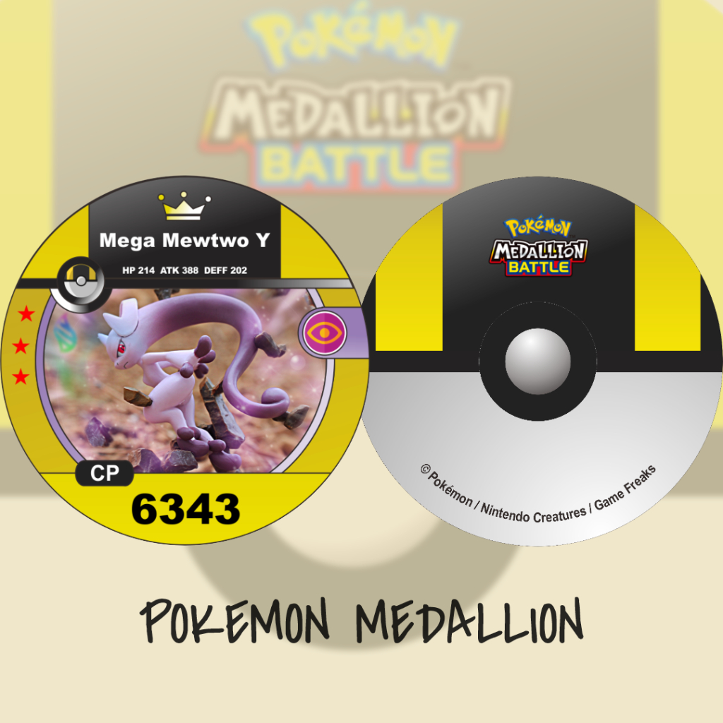 Mega Mewtwo Y Custom Medallion Pokemon Card | Shopee Singapore