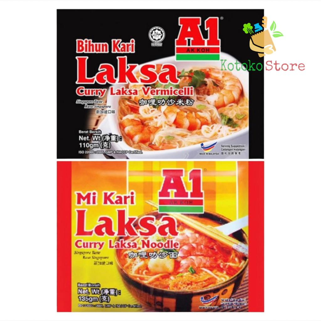 A1 Laksa Curry Vermicelli / A1 Singapore Laksa Curry Noodles | Shopee ...