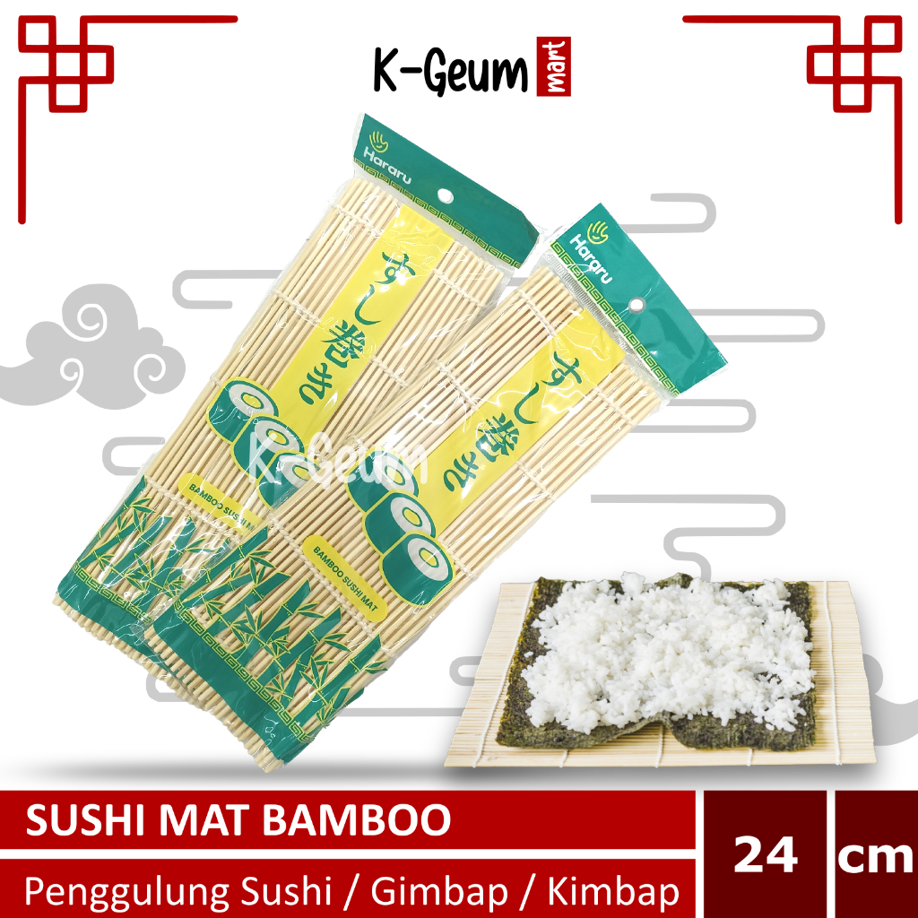 Sushi Mat Bamboo Makisu Sushi Roller Kimbab Gimbap | Shopee Singapore