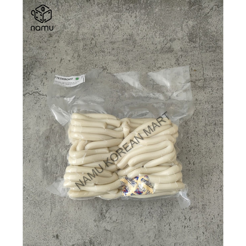 Tteok Noodle 1kg/Topokki Korean Noodle Shape/Korean Rice Cake | Shopee ...
