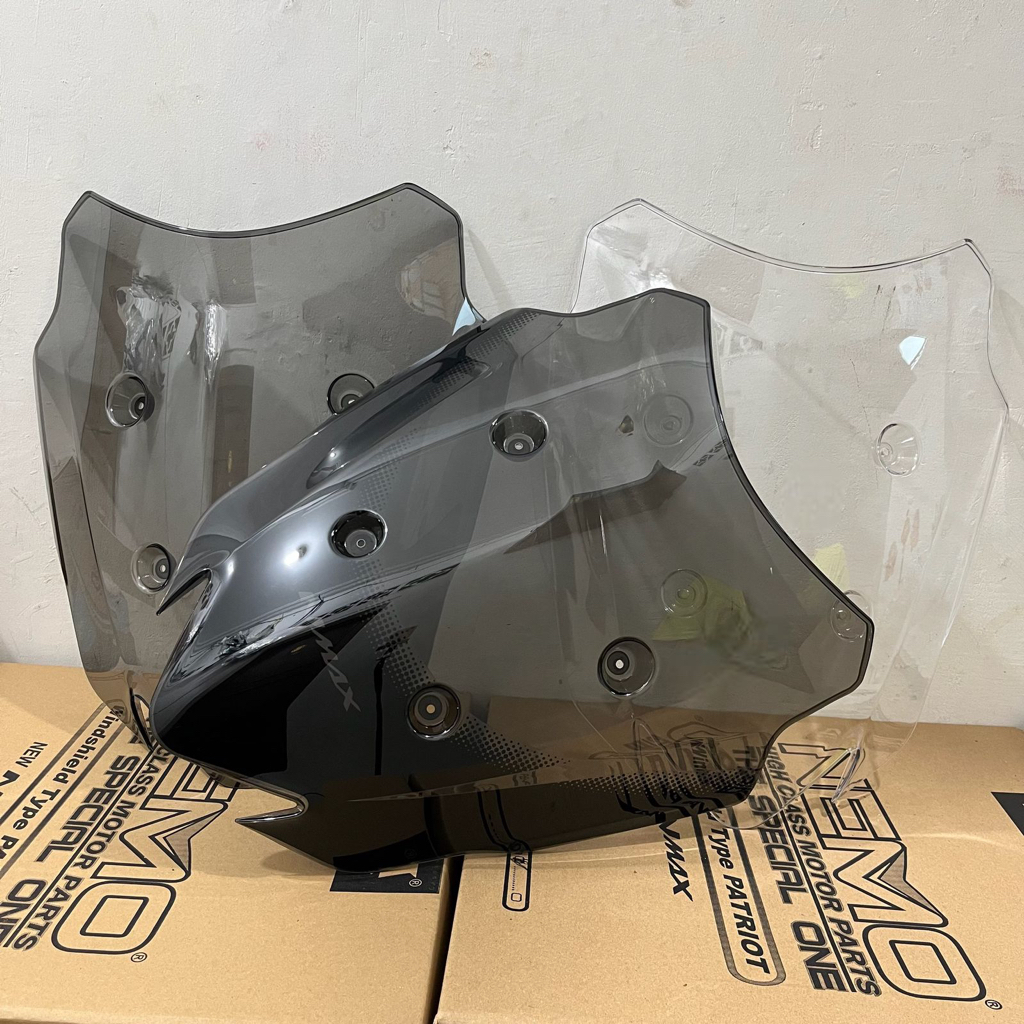 Windshield nmax new shatterproof teal 3mm Nemo length 47cm width 41cm ...